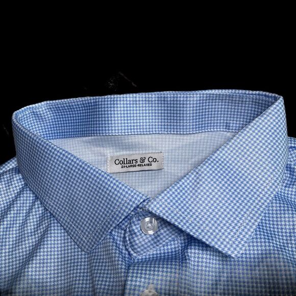 Collars & Co. | Shirts | Collars Co Polo Shirt Mens 2xl Blue ...